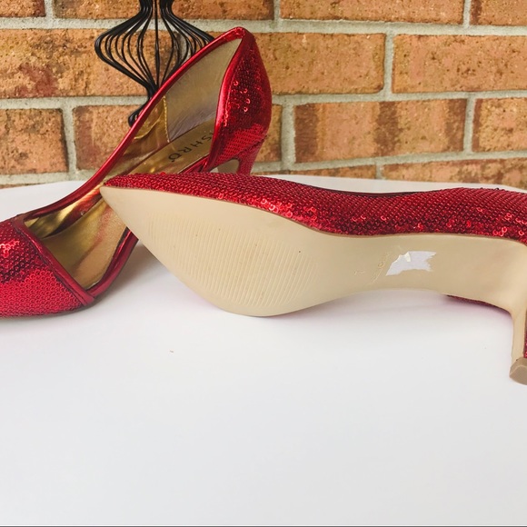 Ashro | Shoes | Shiny Red Heels | Poshmark